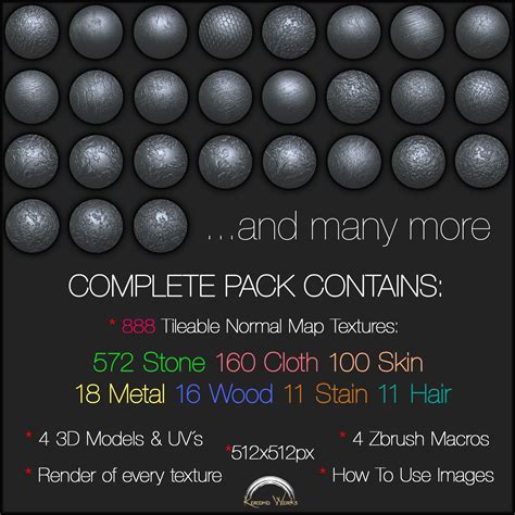 888 Detail Tileable Normal Maps By Koromoworks — Polycount