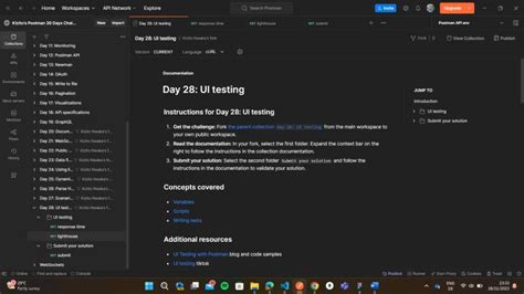 Kizito Nwaka On Linkedin Postman 30 Days Challenge Day 28 Ui Testing We Picked A Website And…