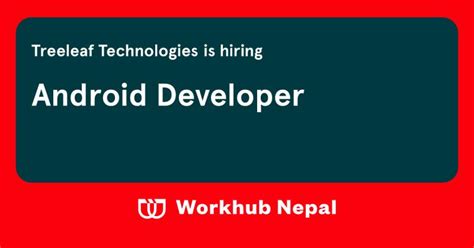 Workhub Nepal On Linkedin Android Developer