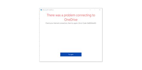 How To Fix Error Code 0x8004de40 On Onedrive