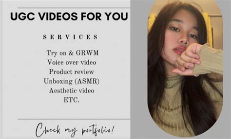 Creates Authentic Ugc Video By Franzcine Fiverr