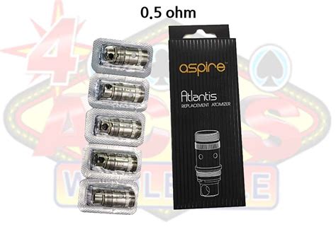 Aspire Atlantis Replacement Atomizer 4 Aces Wholesale