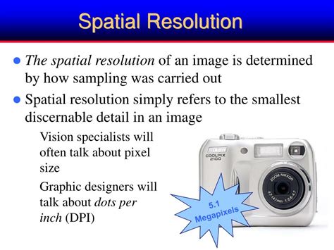 What Is Spatial Resolution Of An Image