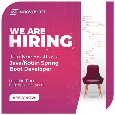 Java Javadeveloper Noovosoft Kotlin Goodplacetowork Techcareers