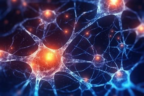 Premium Ai Image Active Nerve Cells Neural Networks And Electrical