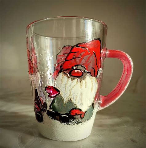 Ръчно рисувана чаша за топли напитки Джуджета Ръчно рисувани чаши за кафе Art Фантазия