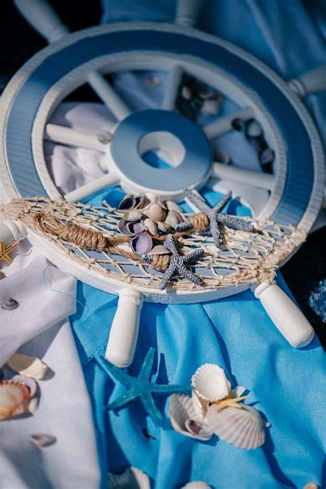 무료 사진 정 하늘빛 불가사리 마린 조개 장식 로프 실내 전통적인 개체