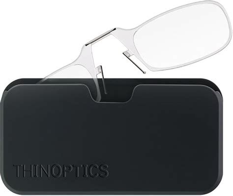 Thinoptics Reading Glasses 20 Clear Frames With Universal Compact Case