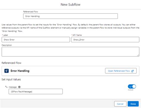 How To Create A Subflow In Salesforce Salesforce Geek