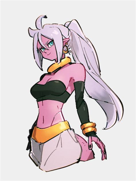 Android 21 And Majin Android 21 Dragon Ball And 1 More Drawn By Kemachiku Danbooru