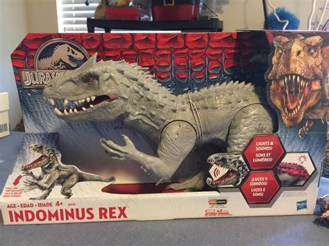 Hasbro Jurassic World Indominus Rex Figure With Lights Sounds In Box
