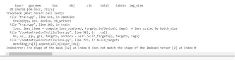 Indexerror The Shape Of The Mask 12 At Index 0 Does Not Match The