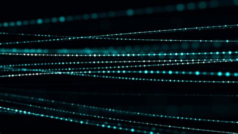 Premium Photo Abstract Digital Flow Particles Cyber Network Connection Background Big Data