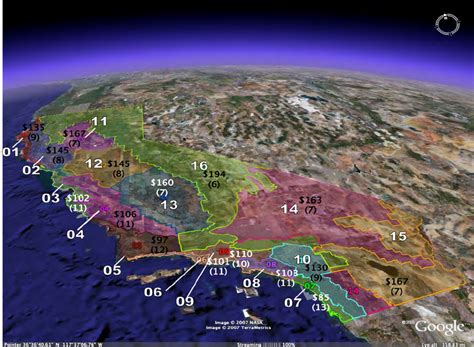 Map Of California Climate Zones With Predicted Annual Energy Savings