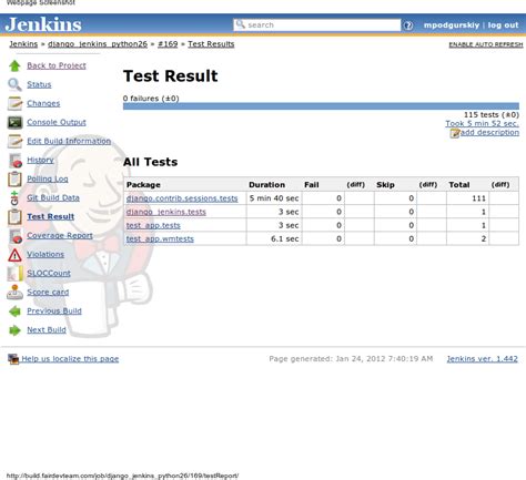 Django Jenkins — Django Jenkins 0190 Documentation