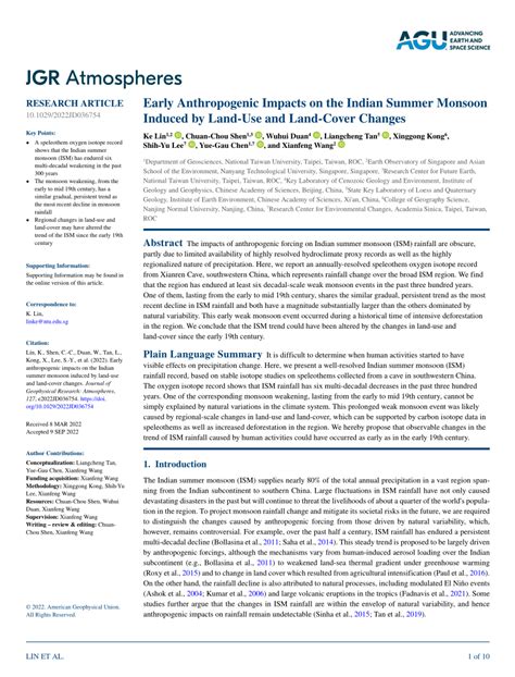 Early Anthropogenic Impacts On The Indian Summer Monsoon Induced By