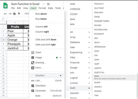 Excel Formula How To Use The Excel Sum Function Excelchat