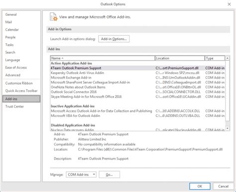 Outlook Not Responding Help
