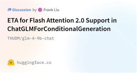 Thudmglm 4 9b Chat · Eta For Flash Attention 20 Support In