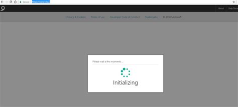 Nlp Luis Website Hangs Up At Initializing Stack Overflow