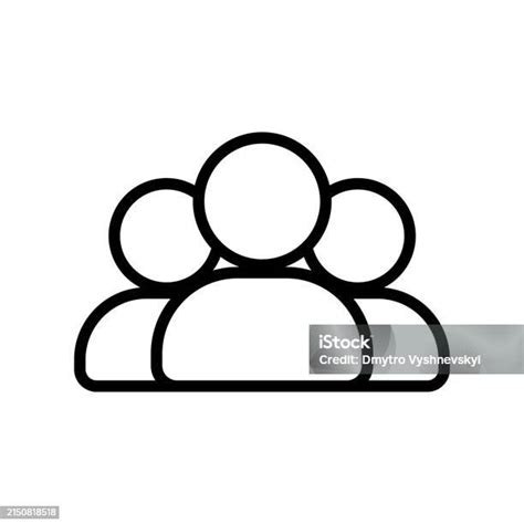 사람들 윤곽선 벡터 아이콘은 흰색 배경에 고립되어 있습니다 웹 모바일 및 Ui 디자인을 위한 사람 선 벡터 아이콘 경영자에 대한 스톡 벡터 아트 및 기타 이미지 Istock