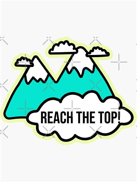 Pegatina Pegatina De Montañas Con Eslogan Duddle Estilo Y2k De