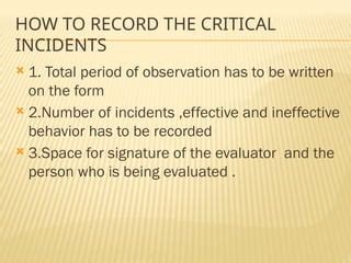 Critical Incident Technique Pptx Hsdkjfkwjfkwjfjhfhkjdjdj Pptx