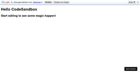 React Google Translate Codesandbox