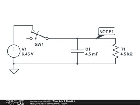 Phys Lab 3 Circuit 1 Circuitlab