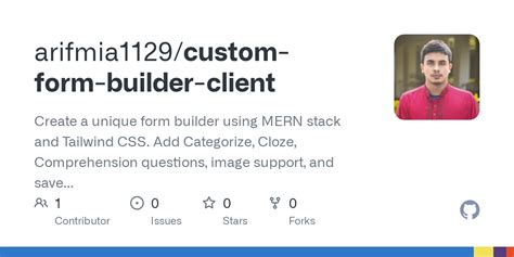 GitHub Arifmia1129 Custom Form Builder Client Create A Unique Form