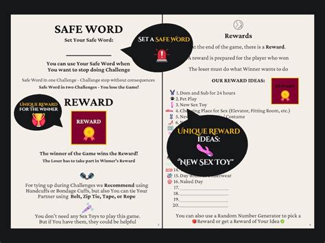 Extreme Brave Bdsm Sex Cards Printable Naughty Couples Game Etsy