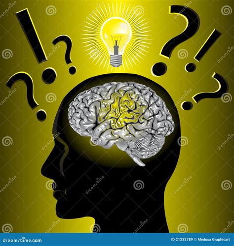 Brain Idea And Problem Solving Stock Vector Illustration Of Concept
