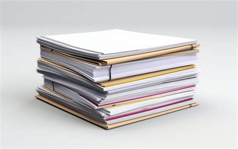 Premium Ai Image Realistic Paper Stack