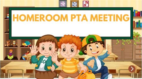 Pta Meeting And Card Day Presentation Powerpoint Pptx