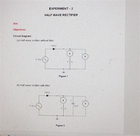 What Is The Circuit Diagram Of Half Wave Rectifier