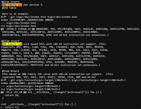 Amd Desvela Las Novedades Del Zen 5 En Cuanto A Su Arquitectura En El Compilador Gcc Para Linux