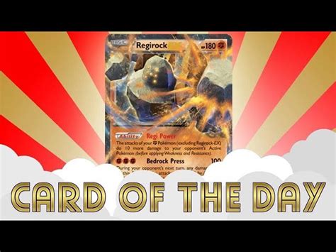 Regirock Ex Card