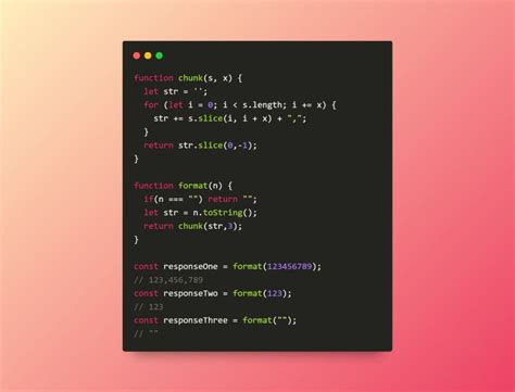 solved a one easy question of implement a currency formatting utility