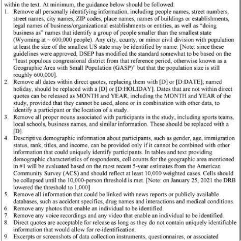 Disclosure Avoidance Guidelines For Qualitative Research On Household Download Scientific