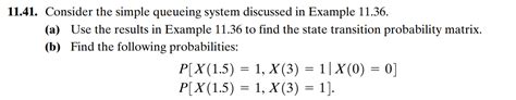 Solved 1141 ﻿consider The Simple Queueing System Discussed