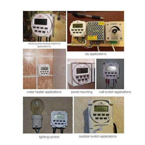 Jual Sinotimer Programmable Digital Timer Switch Relay 16 Program 220v