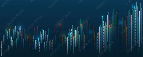 Hi Tech Concept Of Data Structuring Futuristic Fragmentation Of Information Big Data