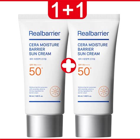 1 1 Real Barrier Cera Moisture Barrier ครีมกันแดด 50 มล ผลิตภัณฑ์ดูแล