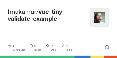 Github Hnakamurvue Tiny Validate Example