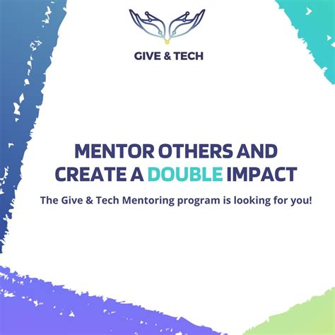 Give And Tech On Linkedin Impact Mentorship Charity Mentor