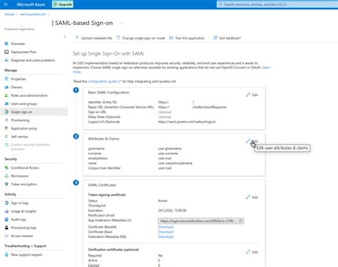 Azure Ad Saml Knowledge Base