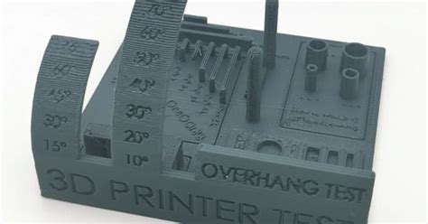 Complete 3d Printer Test All In One Stress Test Bed Level Test