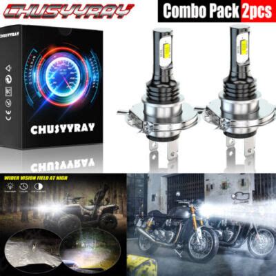 Super Led Light Bulb For Honda Motorcycle 34901 Mc7 602 Headlight White