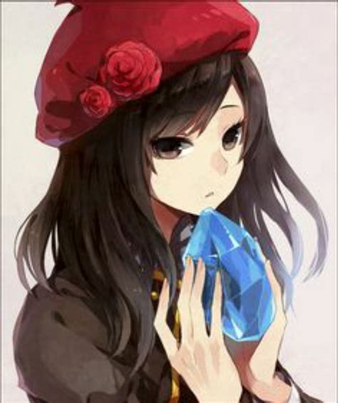 Anime Female With Brown Hair ~ Aisyah Mariah