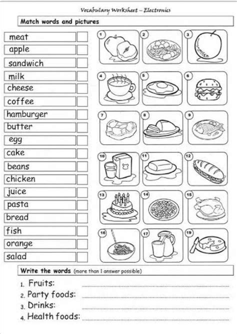 Pictures Worksheets